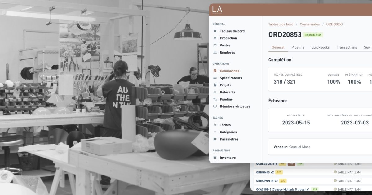 Case study: Luminaire Authentik | Witify